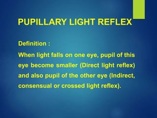 pupil examination step by step for ophthalmic exam.pptx