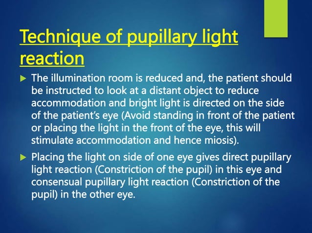 pupil examination step by step for ophthalmic exam.pptx