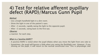 Pupil examination | PPTX