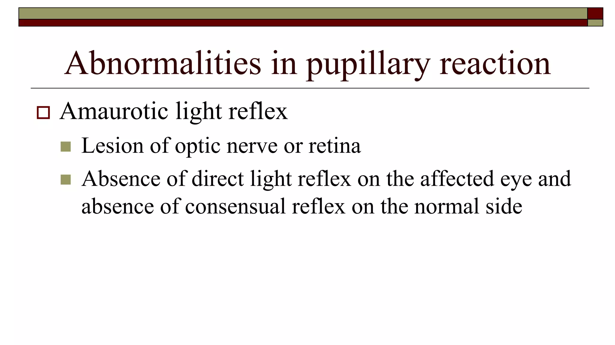 Pupillary assessment in coma patients clinical teaching | PPTX