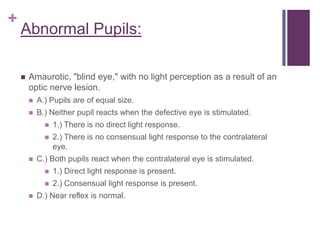 Pupillary defect | PPT