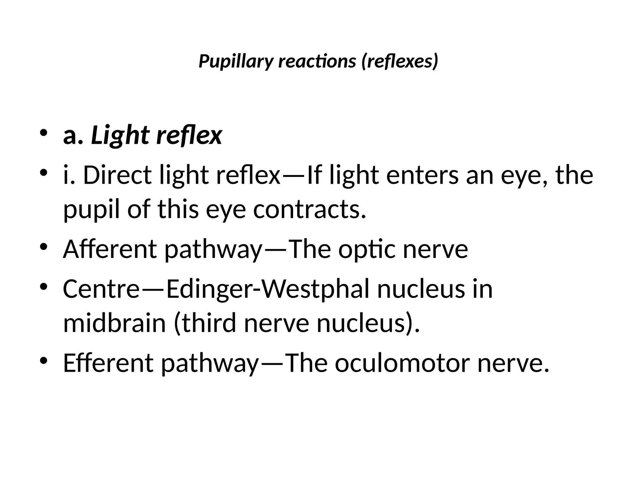 PUPILLARY EXAMINATION.pptx pupillary exam | PPTX