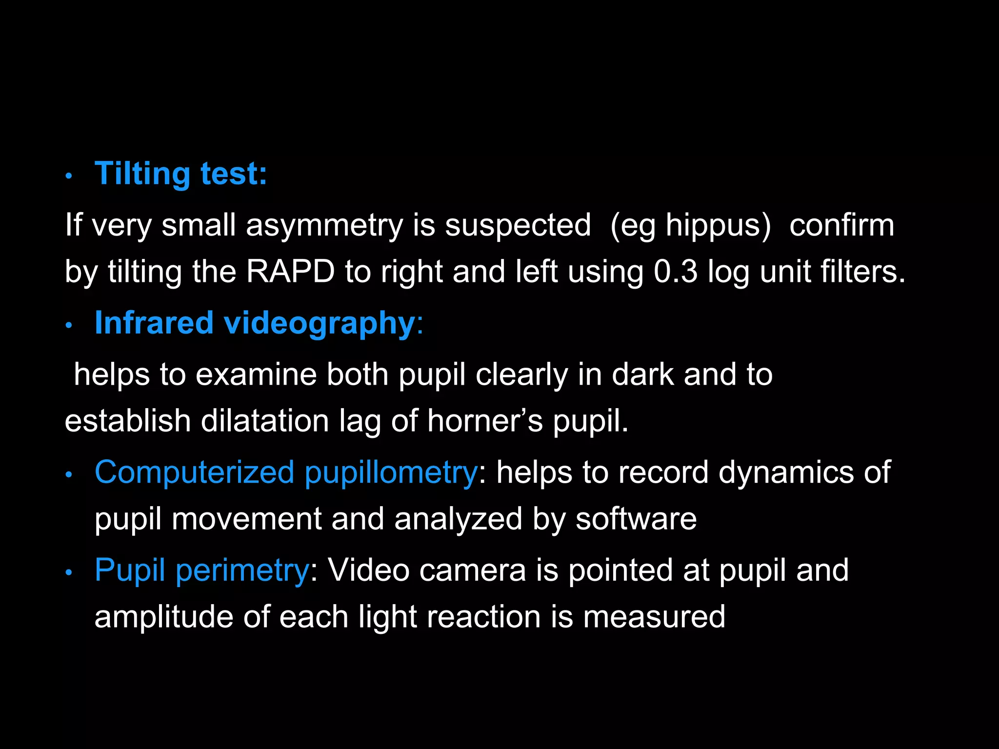 Pupillary pathway and its abnormality. | PPTX