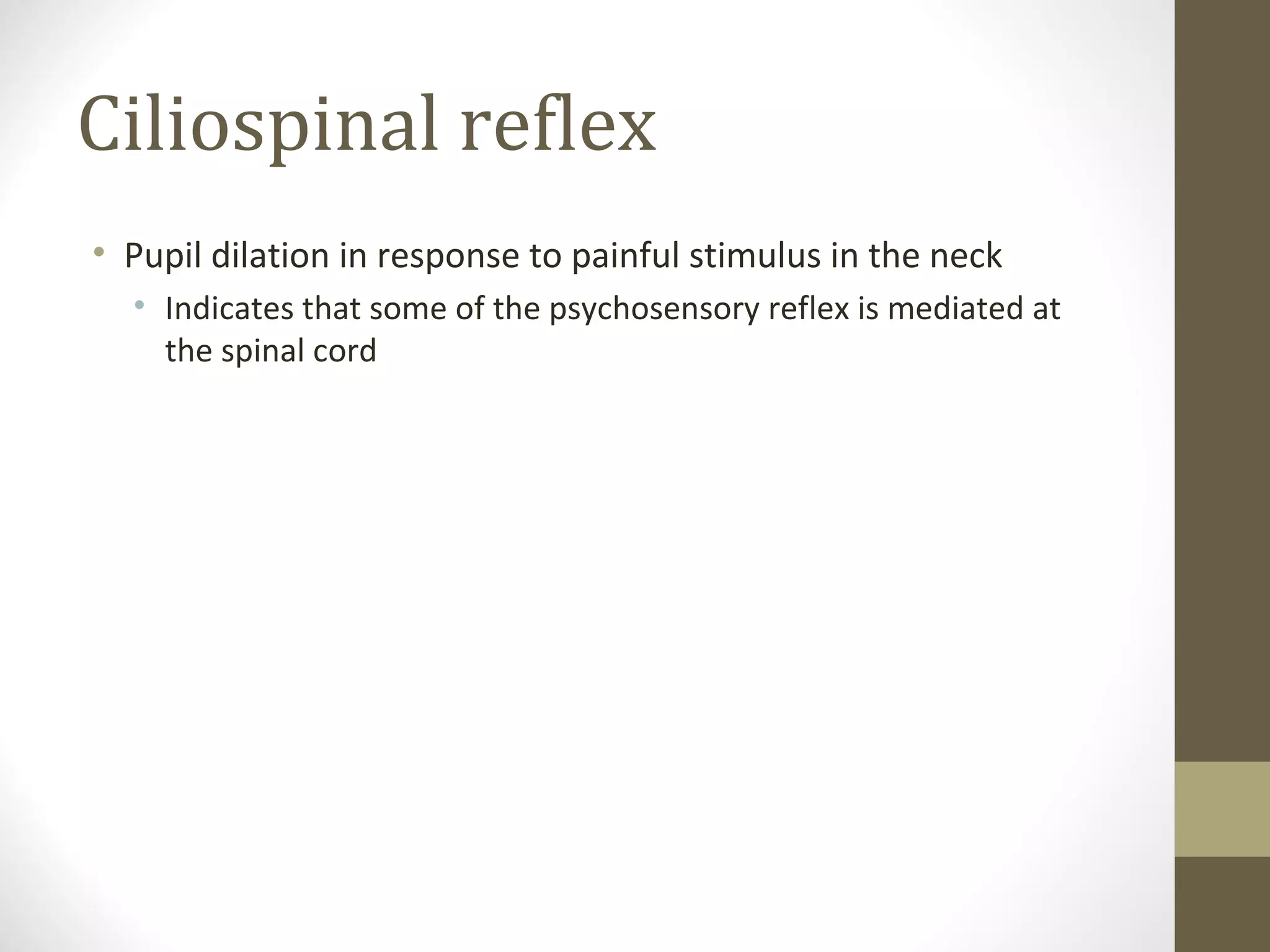 Pupillary reflexes | PPT