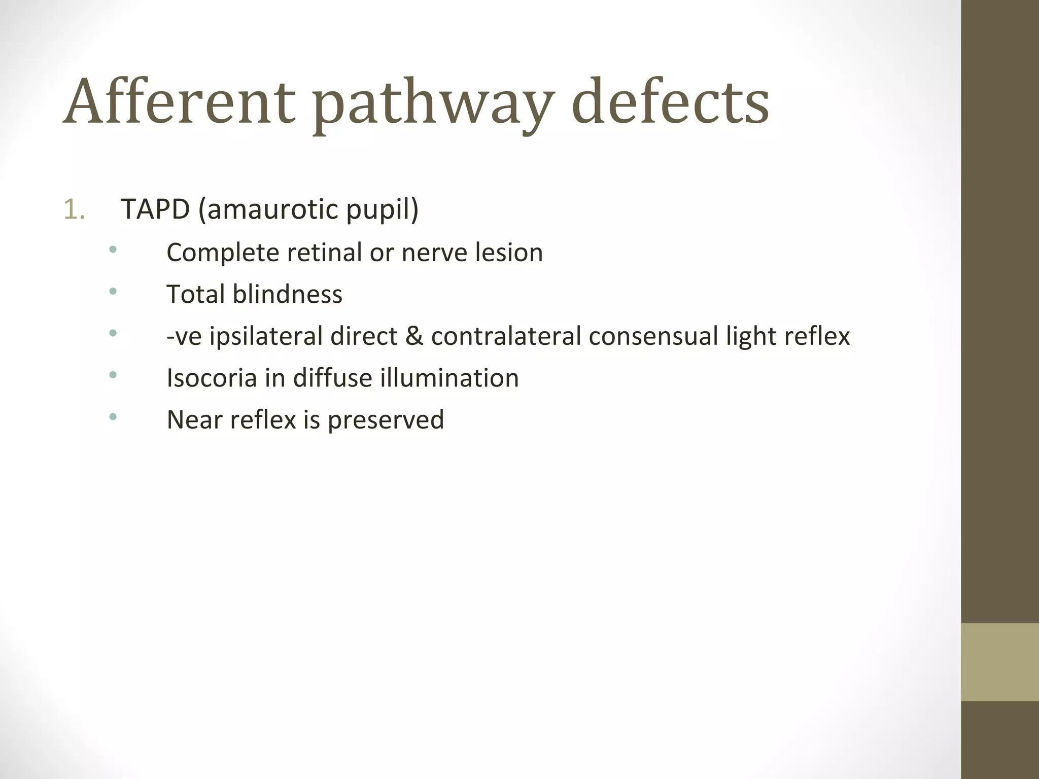 Pupillary reflexes | PPT
