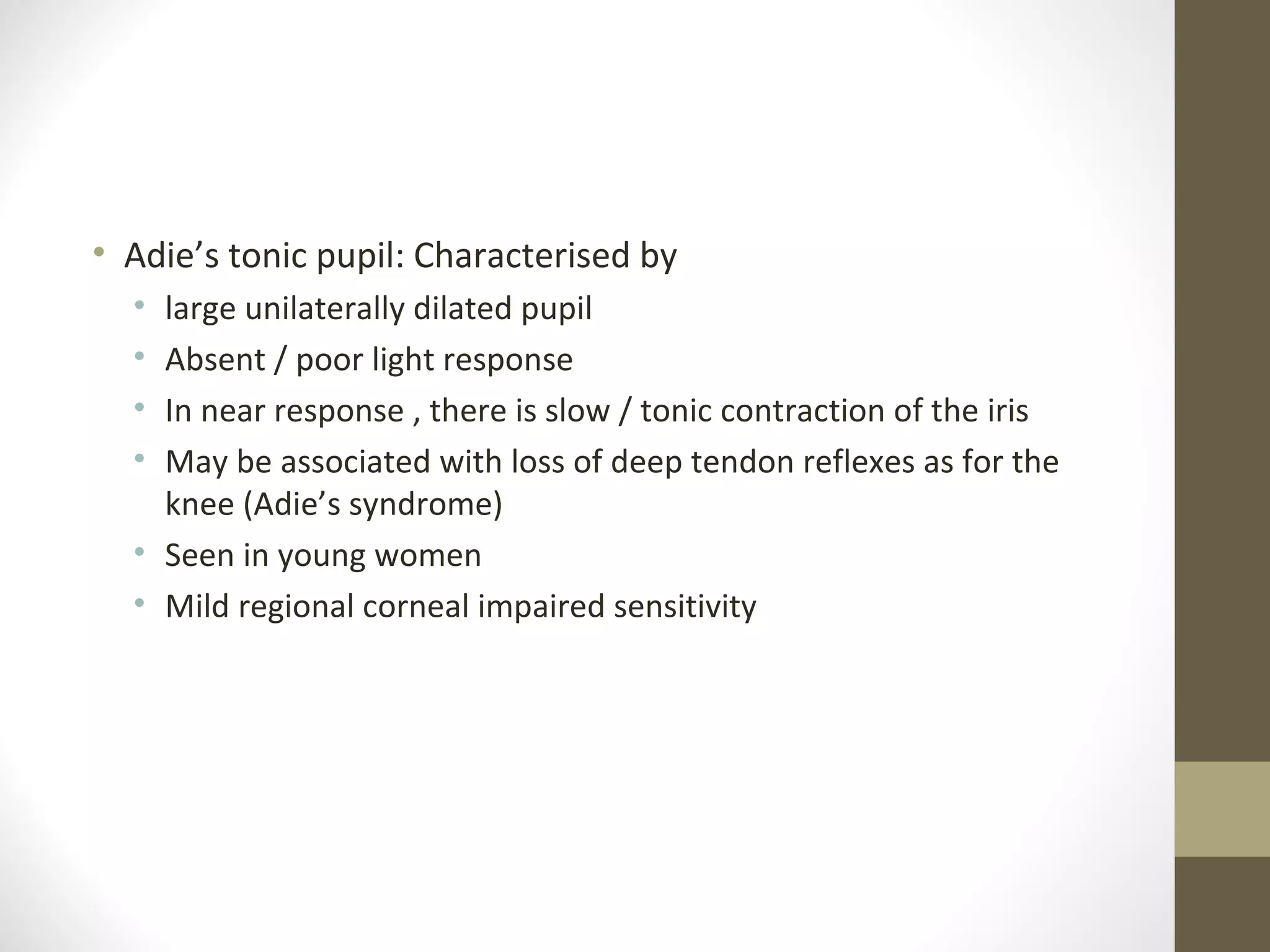 Pupillary reflexes | PPT