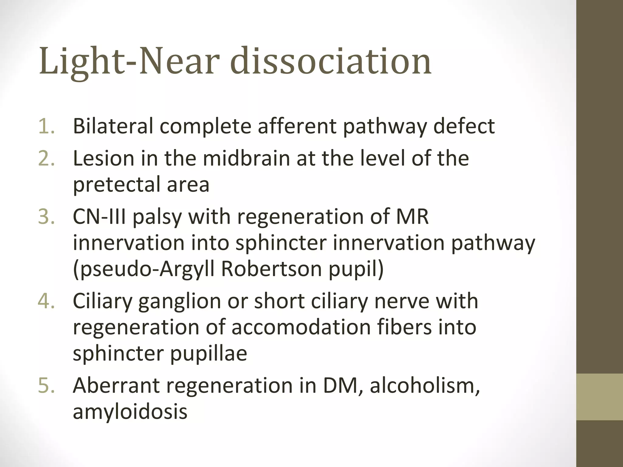 Pupillary reflexes | PPT