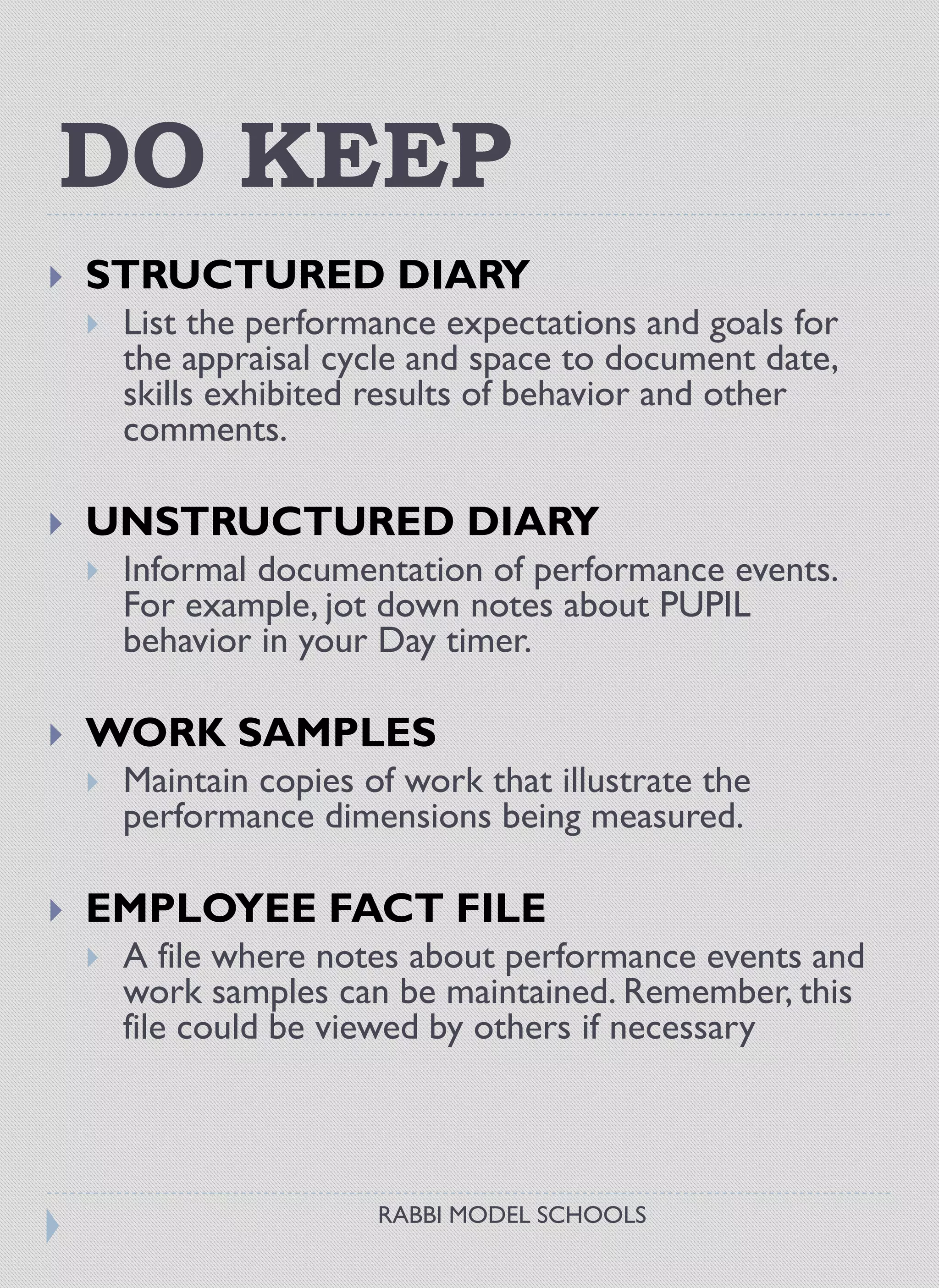 Pupils’ performance management | PDF
