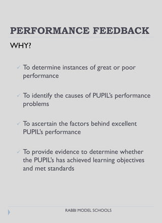 Pupils’ performance management | PDF