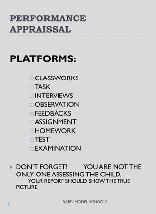 Pupils’ performance management | PDF