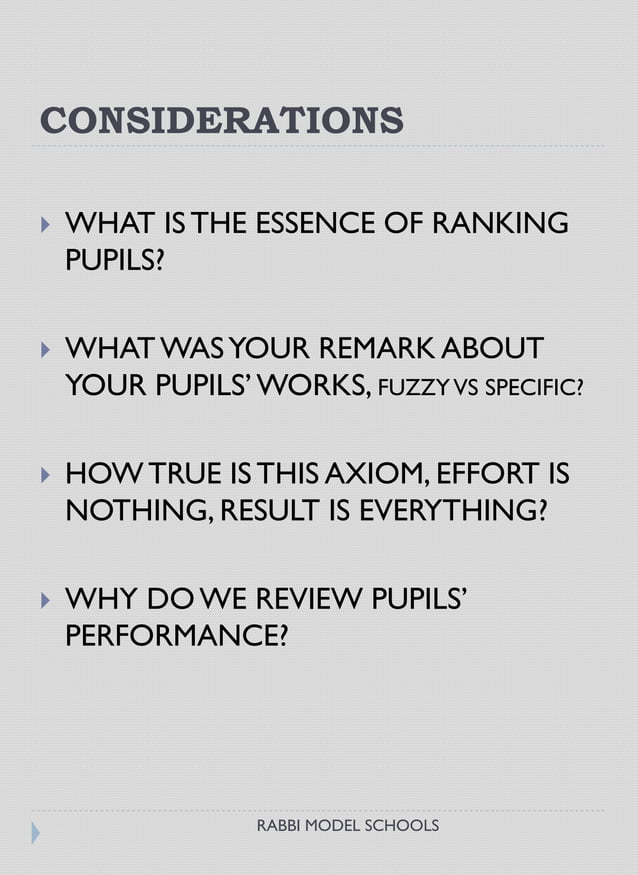 Pupils’ performance management | PDF
