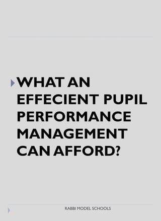 Pupils’ performance management | PDF