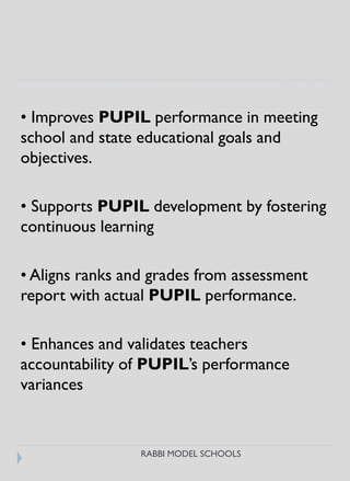 Pupils’ performance management | PDF