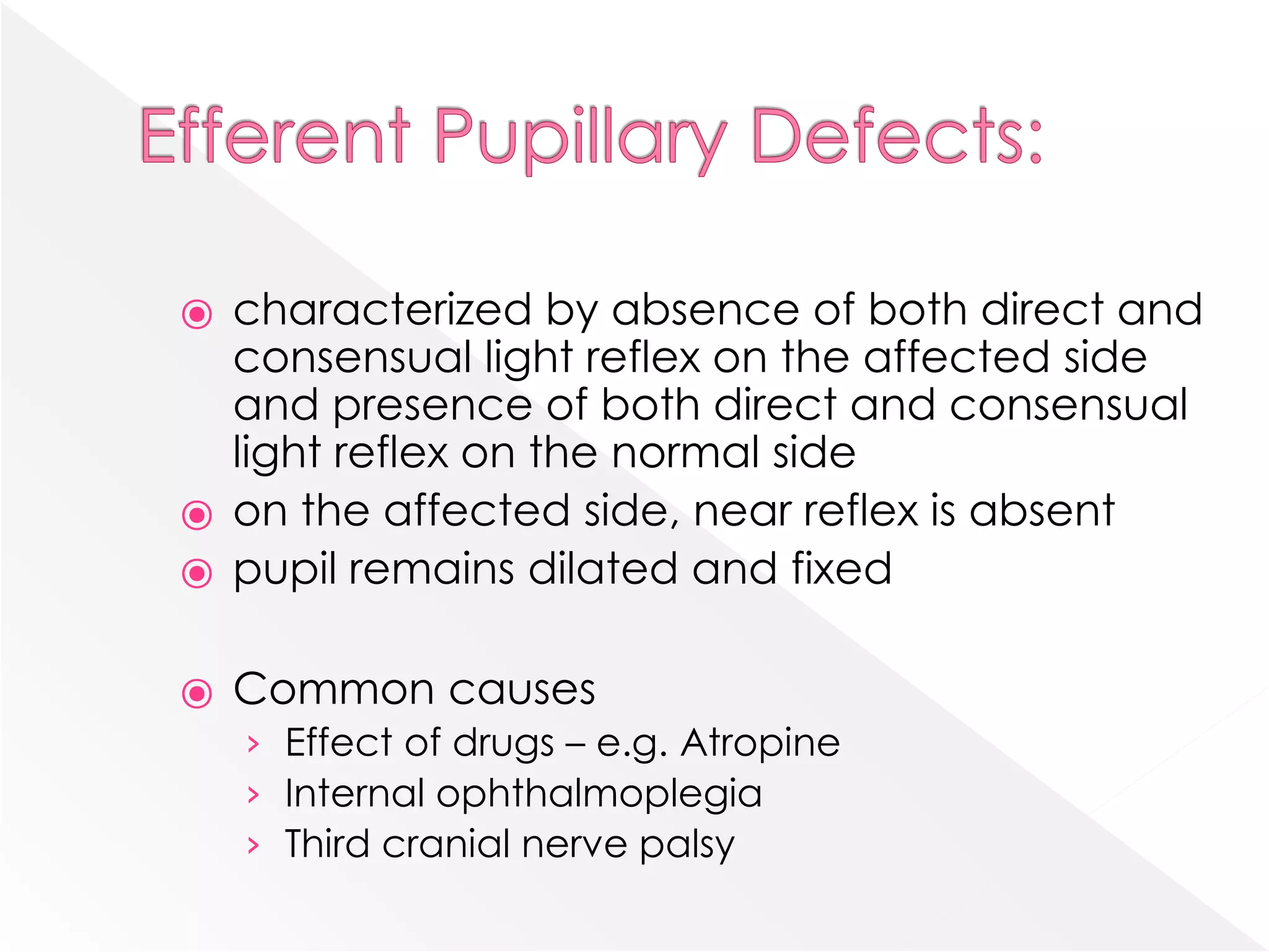 importance Of Pupil Examination | PDF