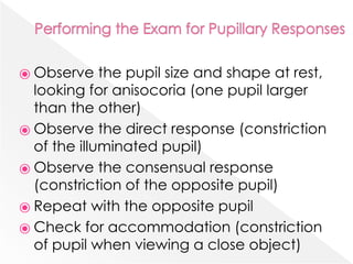 importance Of Pupil Examination | PDF