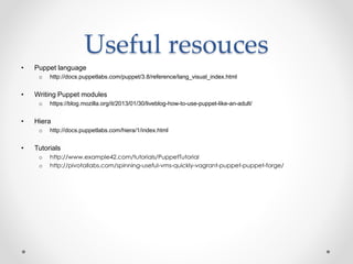 Puppet - an introduction | PPTX