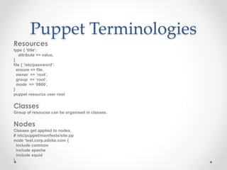 Puppet - an introduction | PPTX