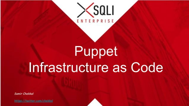 Puppet Intfrastructure as Code | PPT