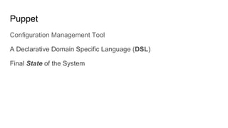 Puppet Intfrastructure as Code | PPT