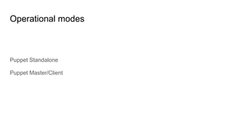 Puppet Intfrastructure as Code | PPT
