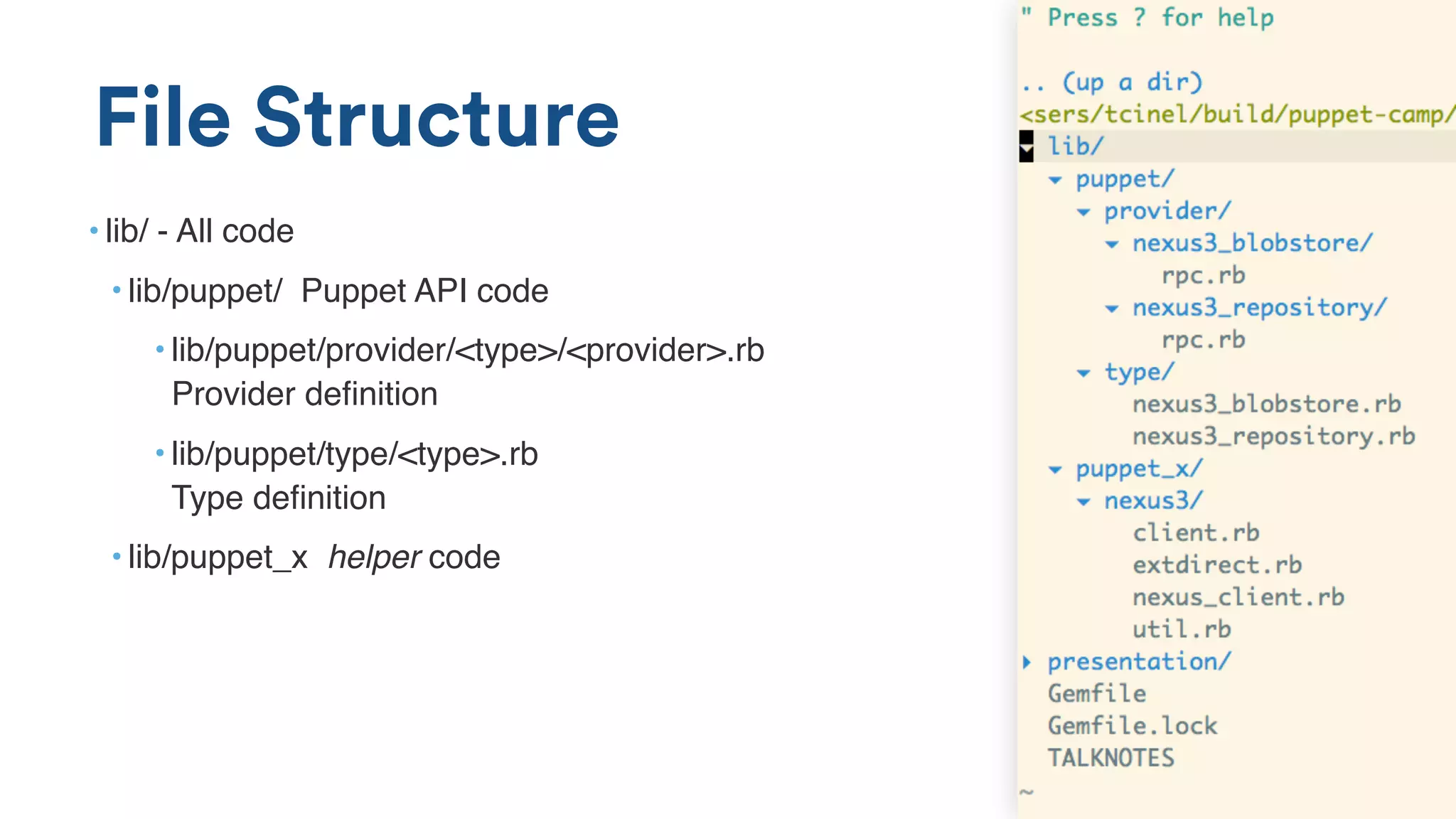 Writing Custom Puppet Types and Providers to Manage Web-Based Applications | PPT | Free Download