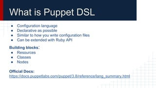 Puppet DSL gotchas, and understandiing Roles & Profiles pattern | PDF | Programming Languages ...