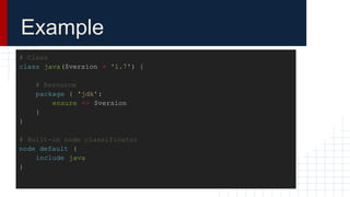 Puppet DSL gotchas, and understandiing Roles & Profiles pattern | PDF