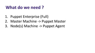 IT Automation with Puppet Enterprise | PDF