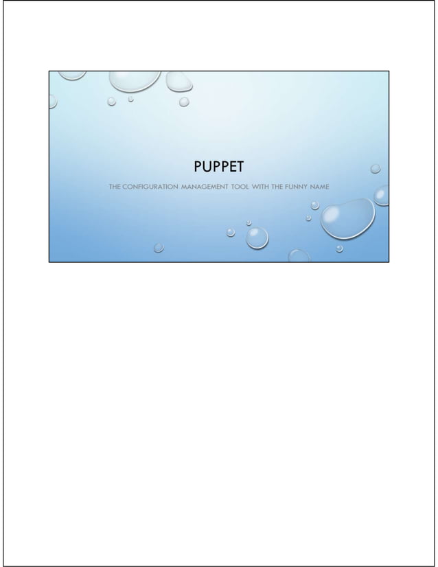 Puppet - Simple Configuration Management | PDF