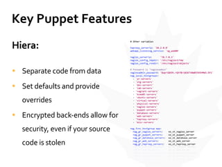 Puppet Camp Denver 2015: Nagios Management With Puppet | PPT