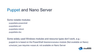 Puppet + Windows Nano Server | PPT