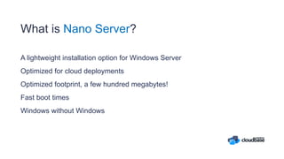 Puppet + Windows Nano Server | PPT