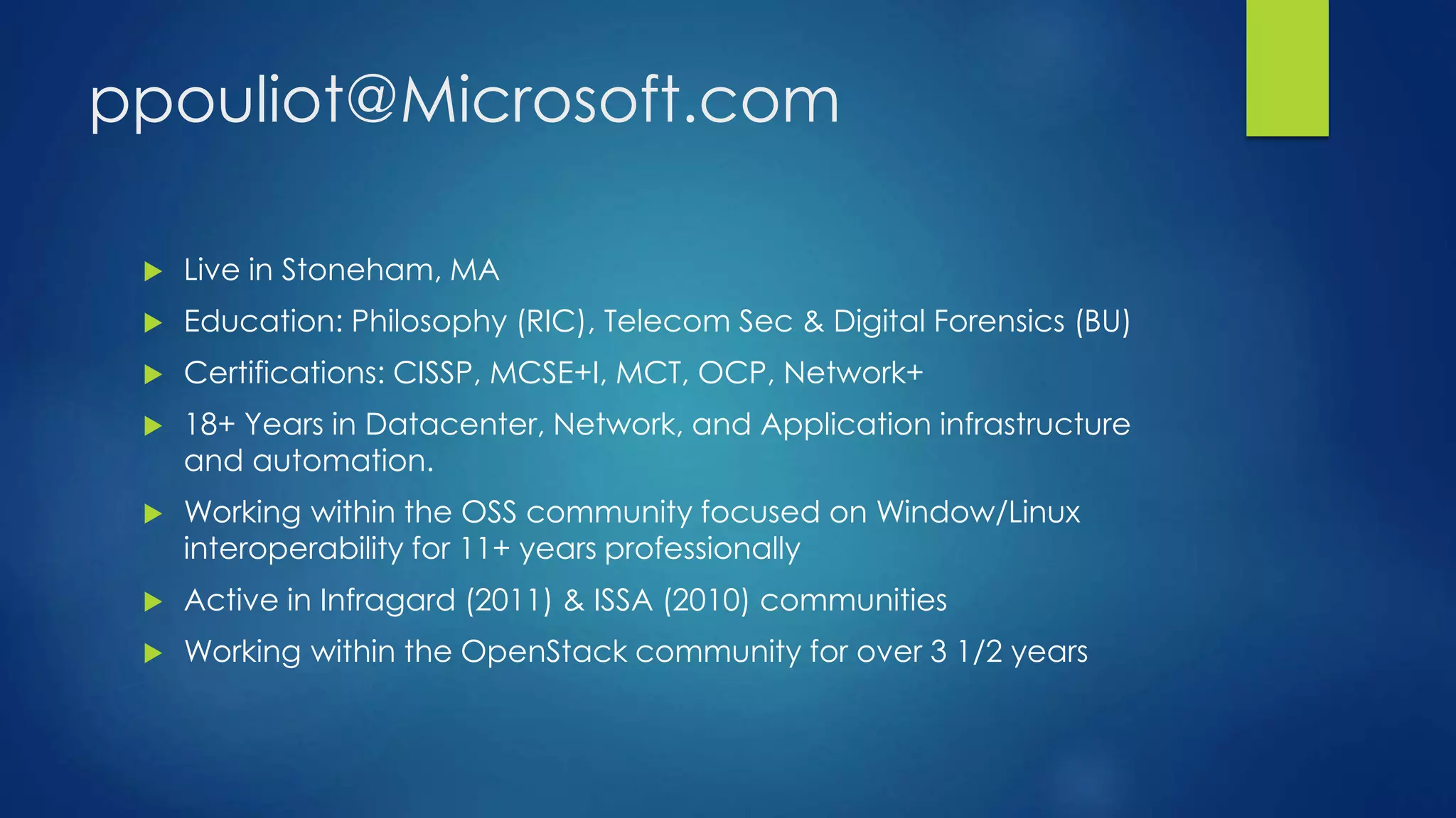Puppet Camp Boston 2014: Continuous Integration for Hyper-V with Puppet ... Puppet Camp Boston 2014: Continuous Integration for Hyper-V with Puppet ...