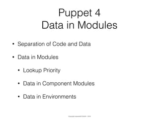 Puppet Camp Paris 2016 Data in Modules | PDF | Programming Languages | Computing