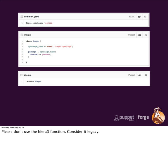 Modules and the Puppet Forge | PPT