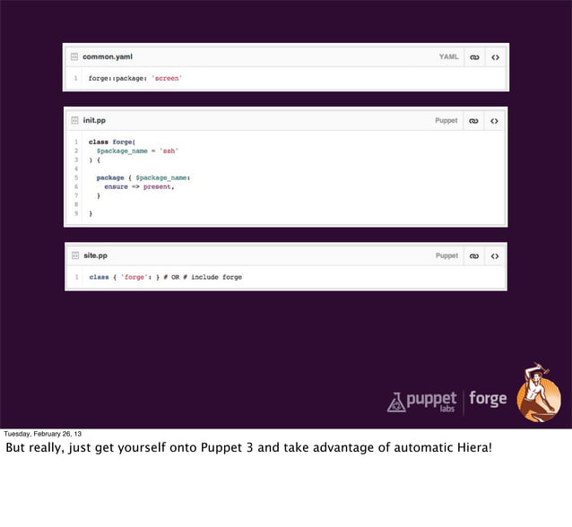 Modules and the Puppet Forge | PPT