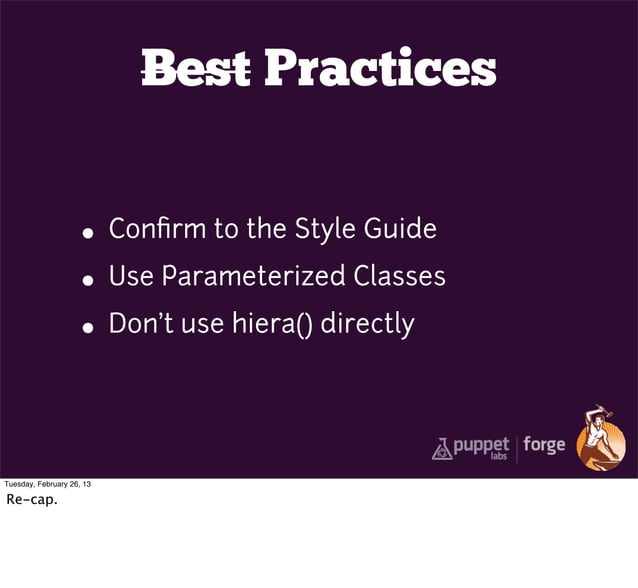 Modules and the Puppet Forge | PPT