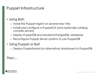 Iteratively introducing Puppet technologies in the brownfield; Jeffrey Miller | PPT