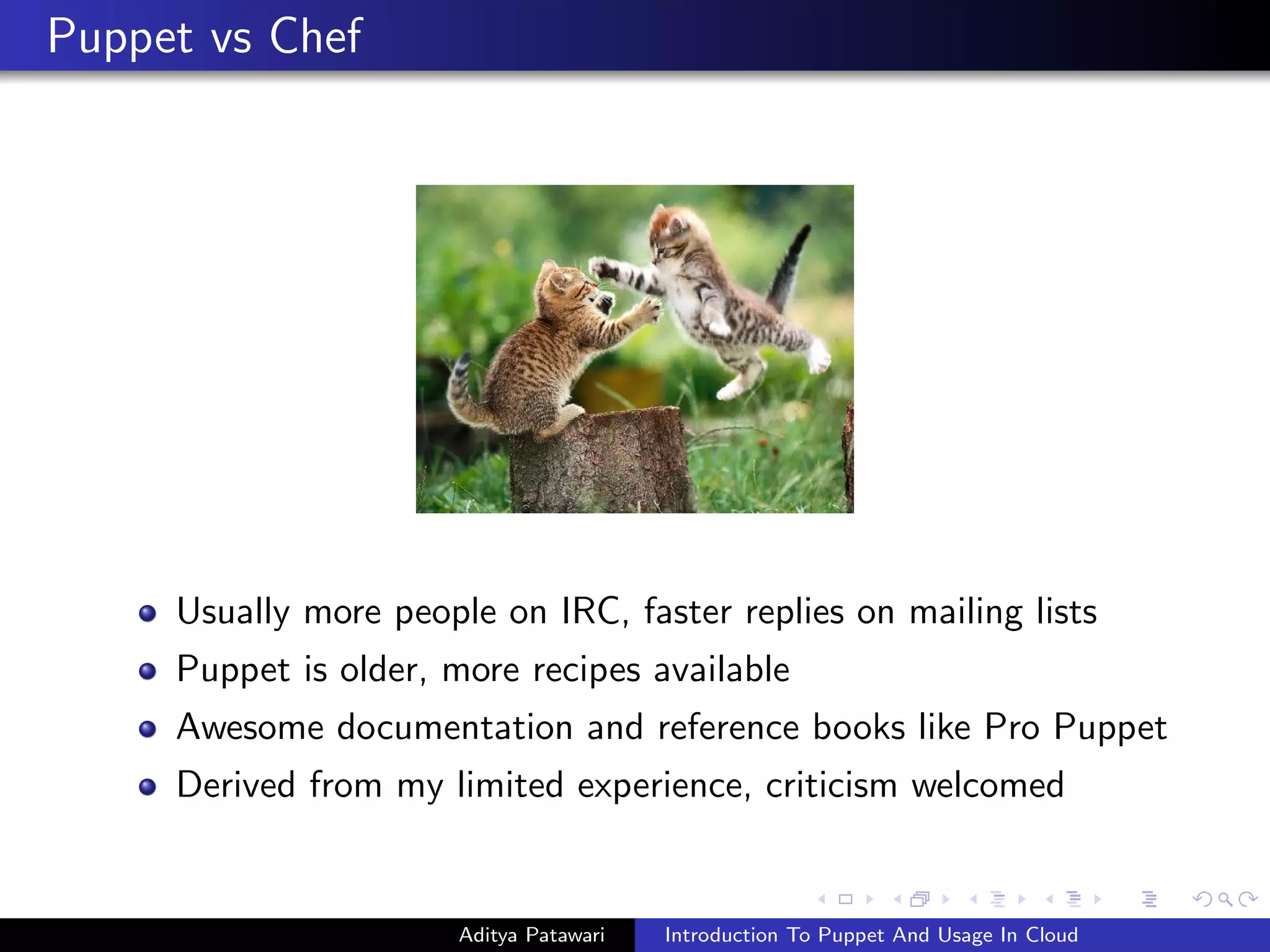 Introduction to Puppet and Usage In Cloud | PDF