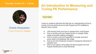 PuppetConf track overview: Puppet Applied | PDF