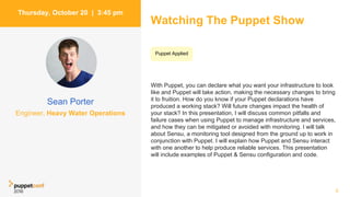 PuppetConf track overview: Puppet Applied | PDF