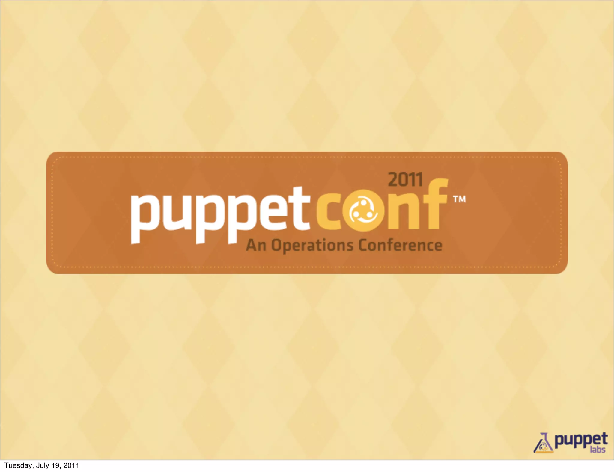 PuppetConf at a glance | PPT