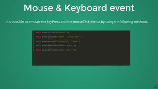 Puppeteer - A web scraping & UI Testing Tool | PPT