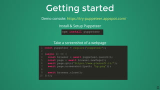 Puppeteer - A web scraping & UI Testing Tool | PPT