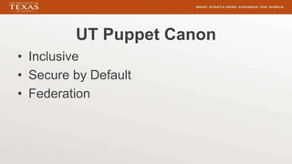Puppet for Everybody: Federated and Hierarchical Puppet Enterprise | PPTX