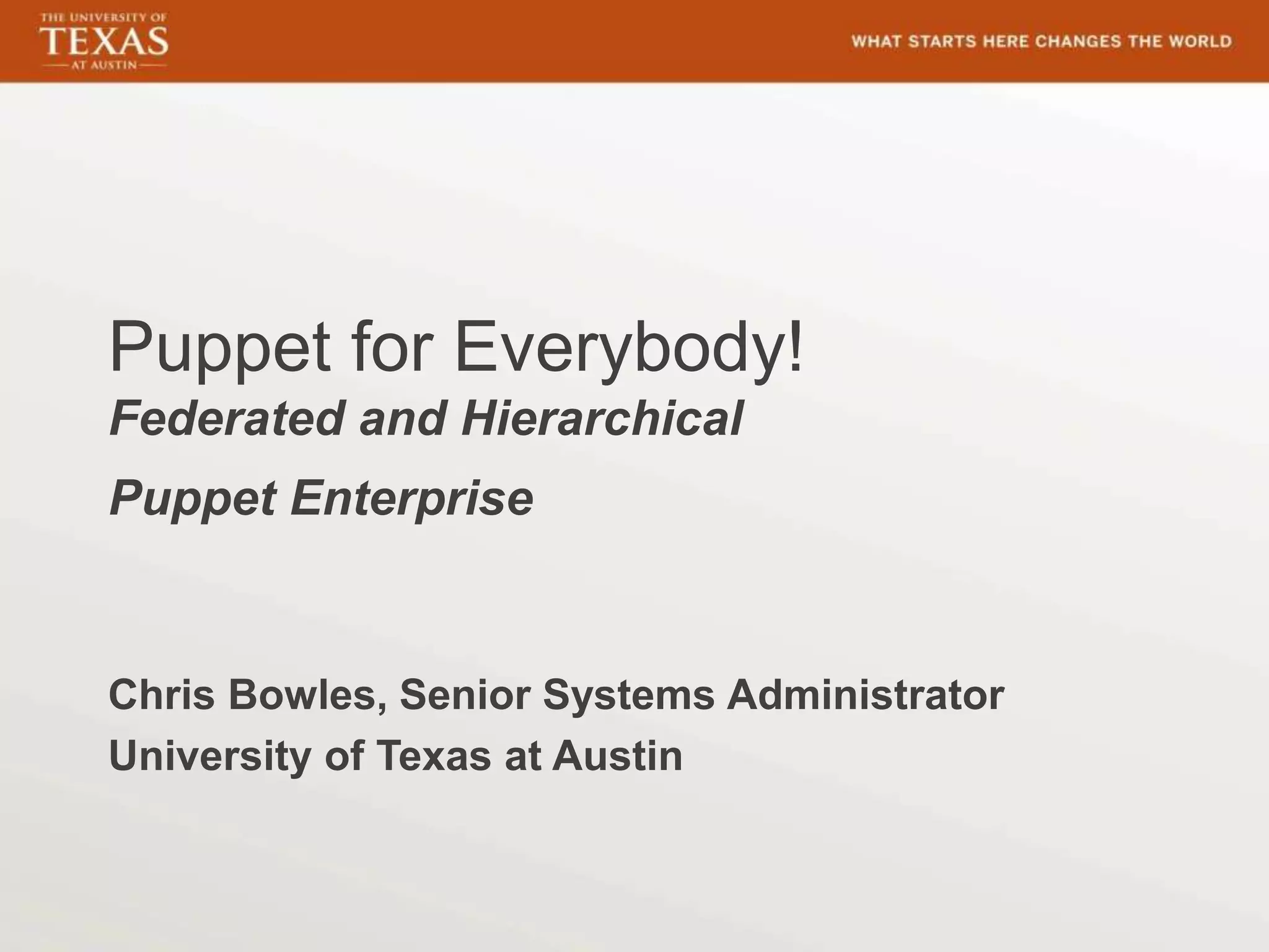 Puppet Camp DC: Puppet for Everybody | PPT