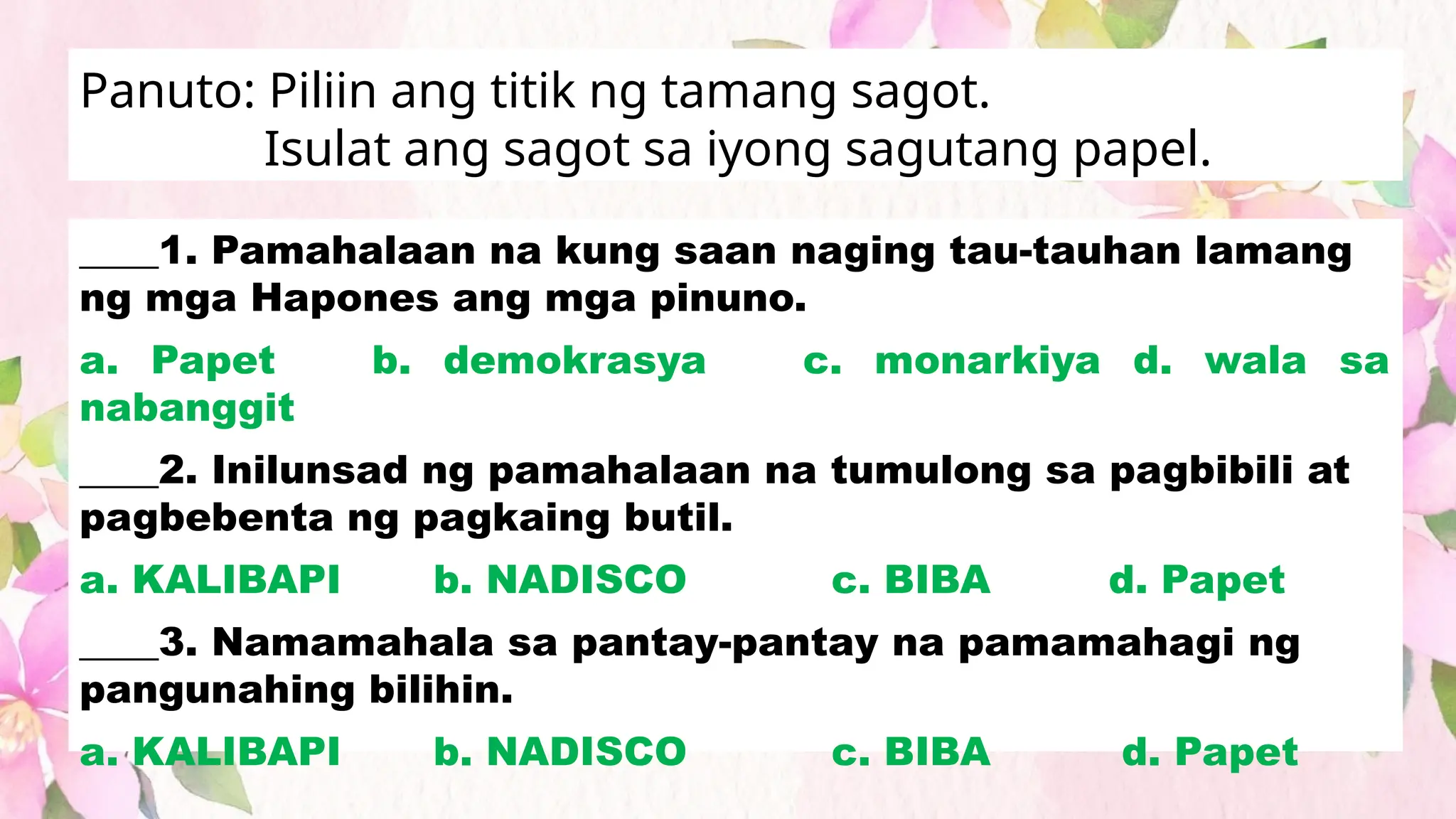 Panahon ng Hapon- Pamahalaang Papet.pptx
