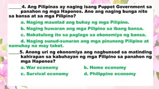 Panahon ng Hapon- Pamahalaang Papet.pptx
