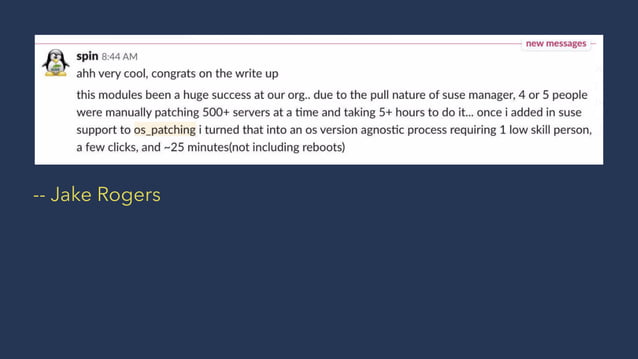 Puppetizing the pain out of patching os patching, Tony Green, Puppet | PPT