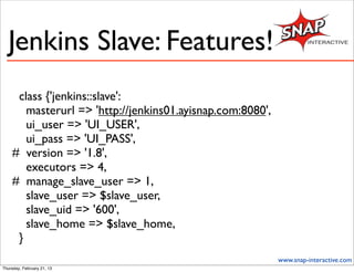Puppet & Jenkins | PPT